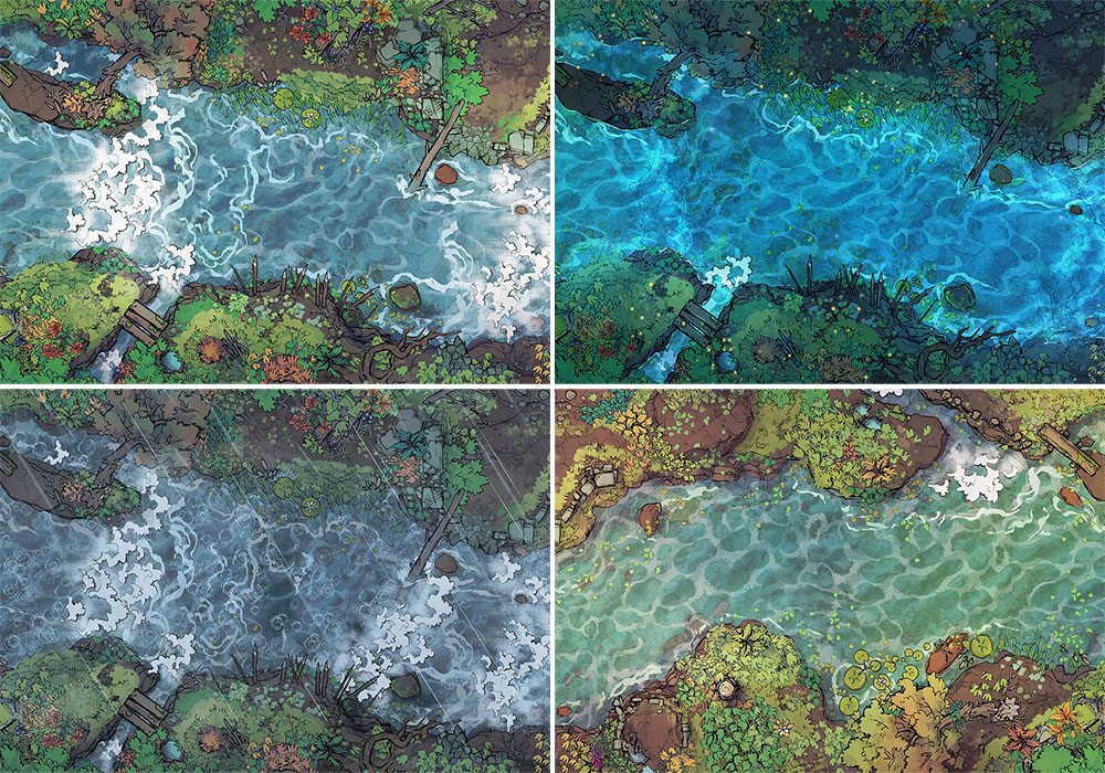 The Endless River Pack | 8 Maps | 86 Assets
