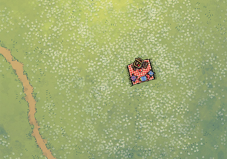 Meadow Picnic by 2-Minute Tabletop | 2 Maps