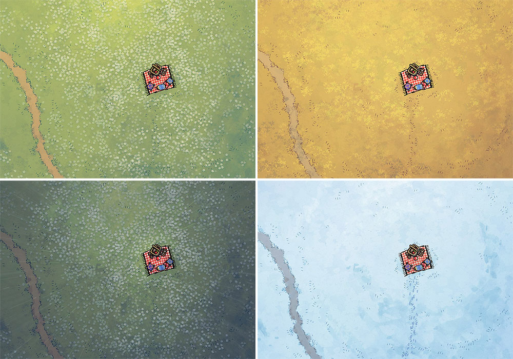 The Meadow Picnic Pack | 8 Maps | 153 Assets