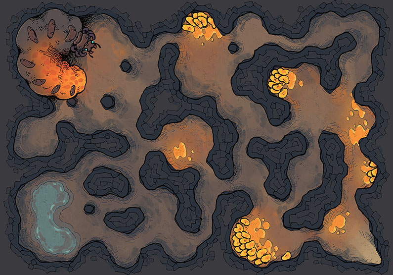 Ant Colony by 2-Minute Tabletop 2 Maps | 9 Ant Assets