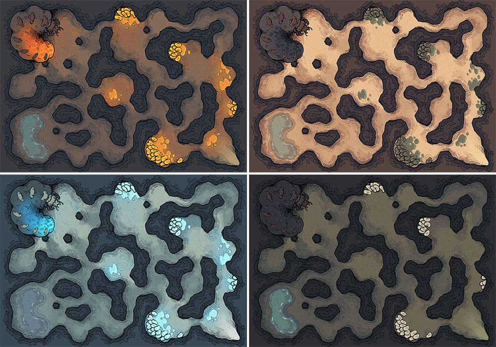 The Ant Colony Pack | 16 Maps | 64 Assets