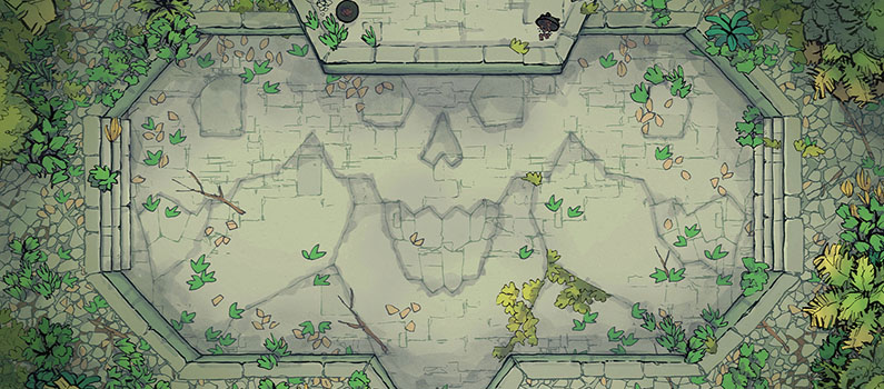 The BONE PIT of XIBALBA Battle Map | 2-Minute Tabletop