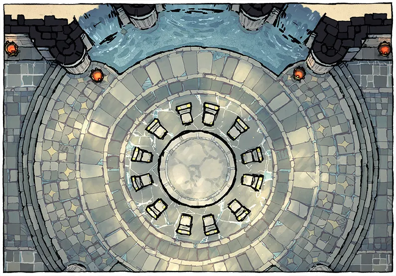 Round Table by 2-Minute Tabletop | 2 Battle Maps