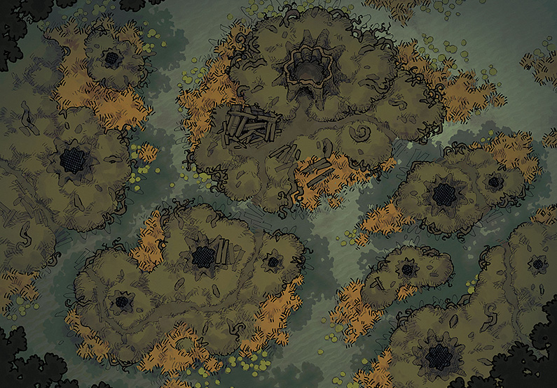 Swamp Trail by 2-Minute Tabletop | 2 Maps