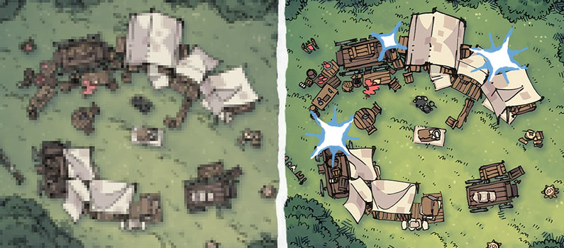 Remastered BANDIT CAMP Map Assets | 2-Minute Tabletop