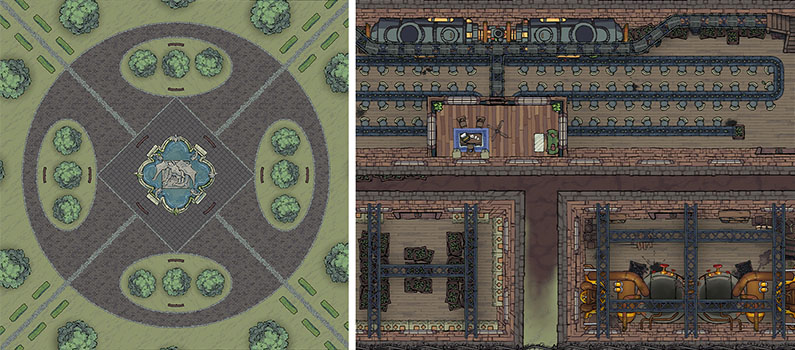 Factory & City Park by Codlarr | 2-Minute Tabletop
