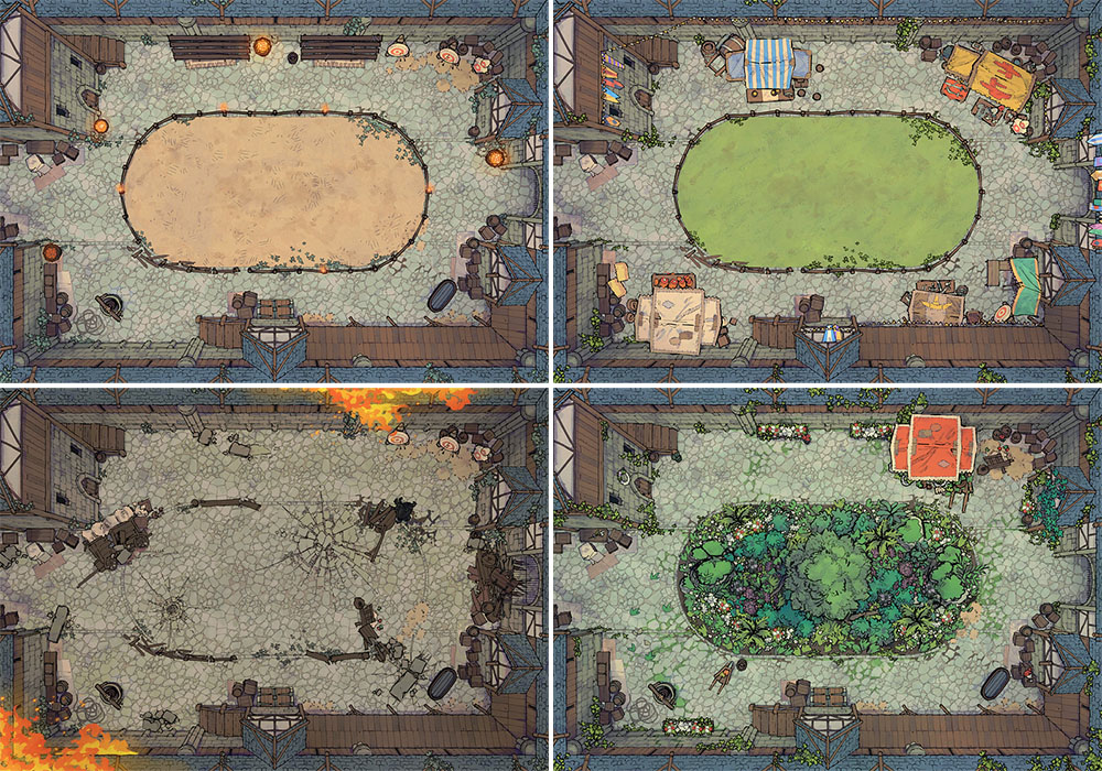 The Tournament Ring Pack | 8 Maps | 51 Assets