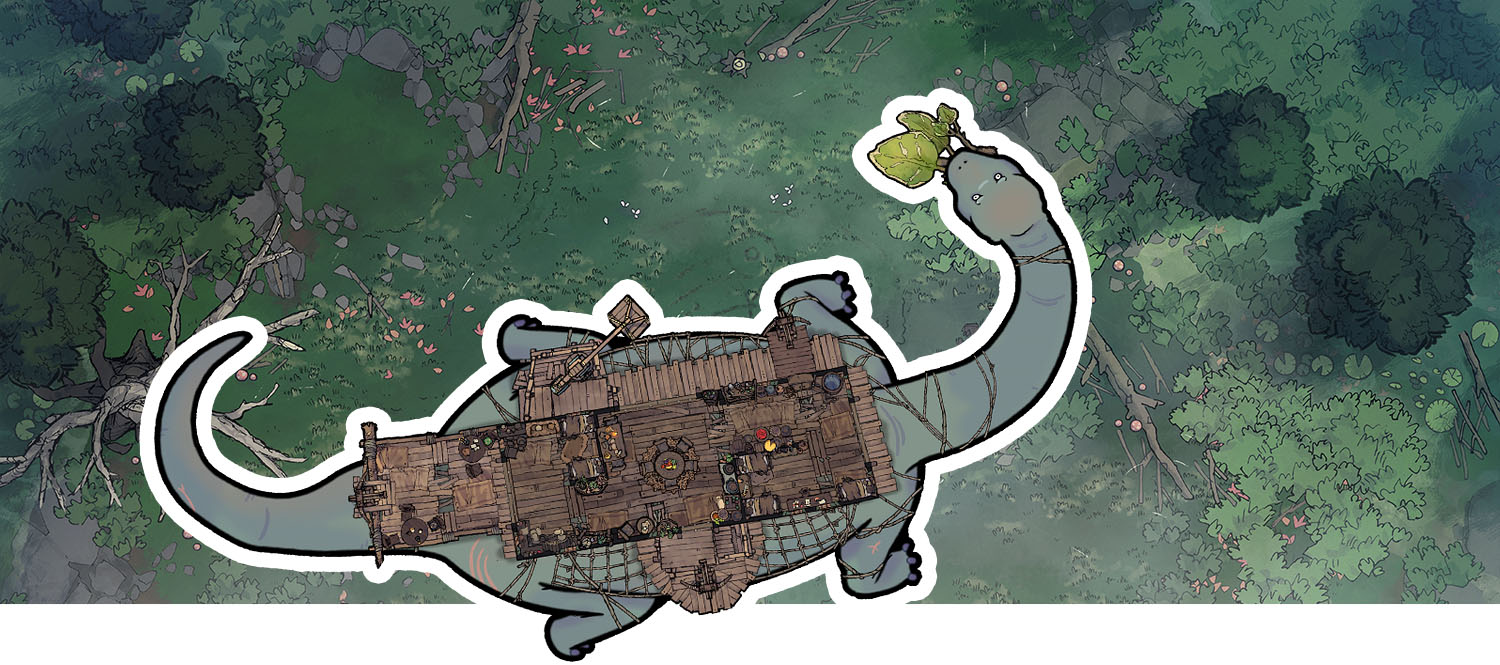 Dinosaur-Mounted Stronghold by SqueezyBuns & Atana | 2-Minute Tabletop