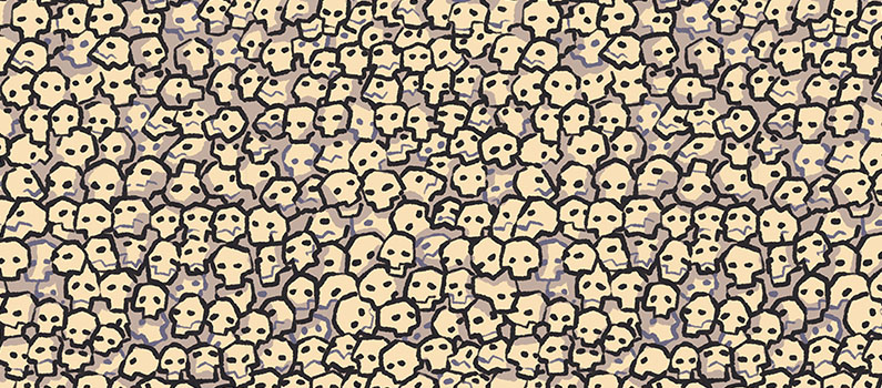 New SKULLS Texture For Our Church of Bones Pack | 2-Minute Tabletop