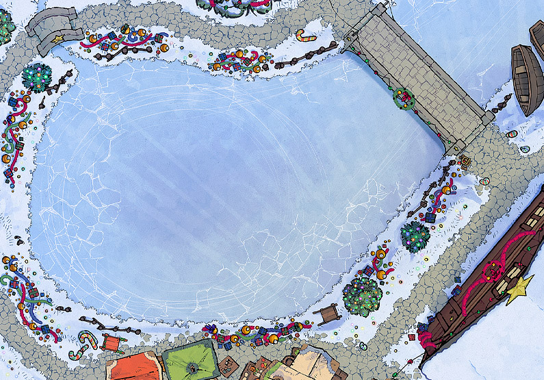 Frozen Lake by 2-Minute Tabletop | 2 Maps