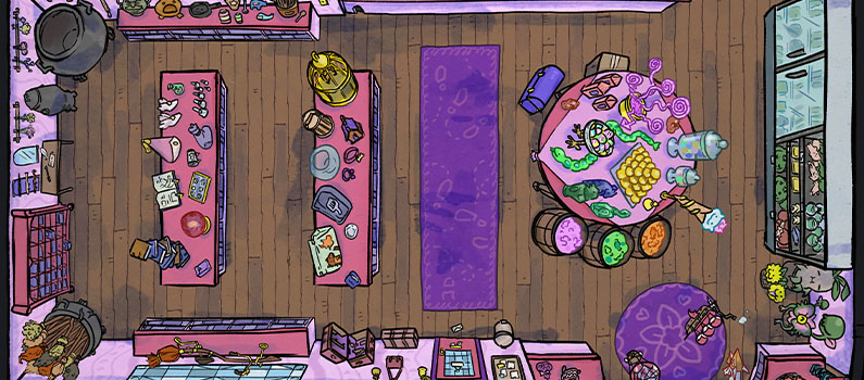 The MAGIC TOY STORE Battle Map | 2-Minute Tabletop