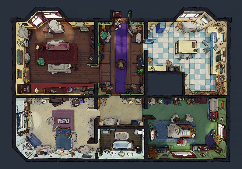 Modern Home Pt.1 by 2-Minute Tabletop | 2 Maps
