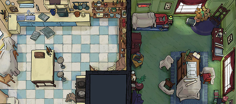 The MODERN HOME Battle Map – Part 1 | 2-Minute Tabletop