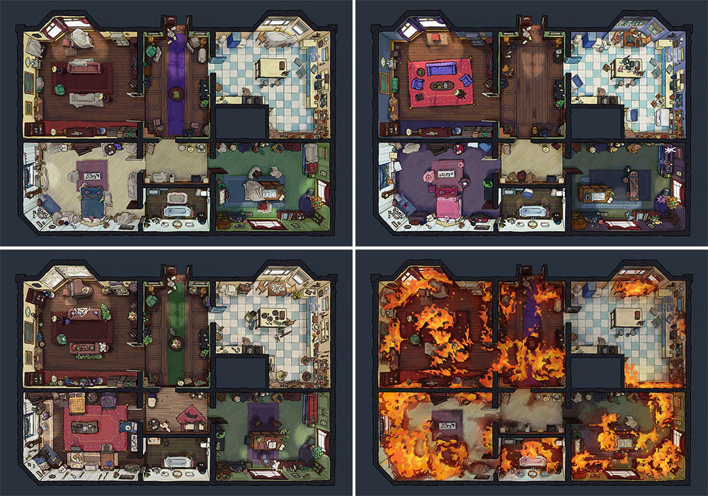 The Modern Home Pt.1 Pack | 8 Maps | 125 Assets