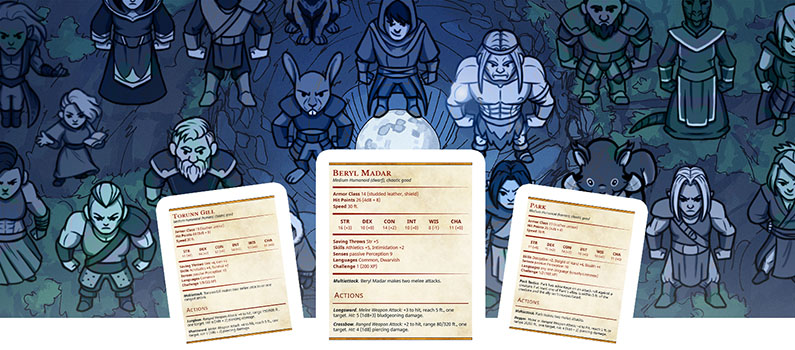 Low-Level Rival Adventurers – NPC Stat Blocks | 2-Minute Tabletop