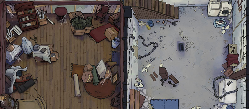 The MODERN HOME Battle Map – Part 2 | 2-Minute Tabletop