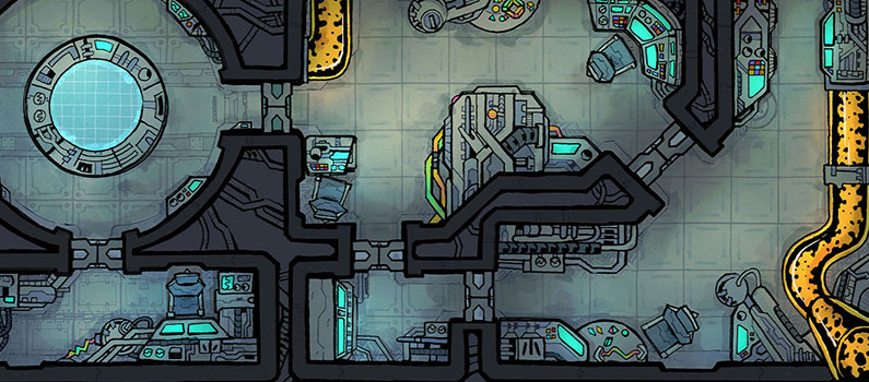 The COSMIC LAB Battle Map | 2-Minute Tabletop