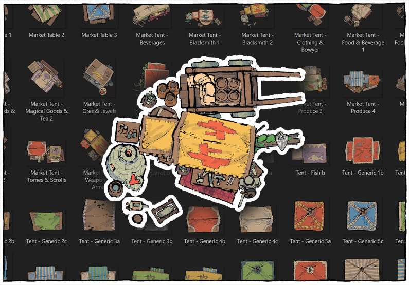 Marketplace Map Assets by 2-Minute Tabletop | 86 Assets